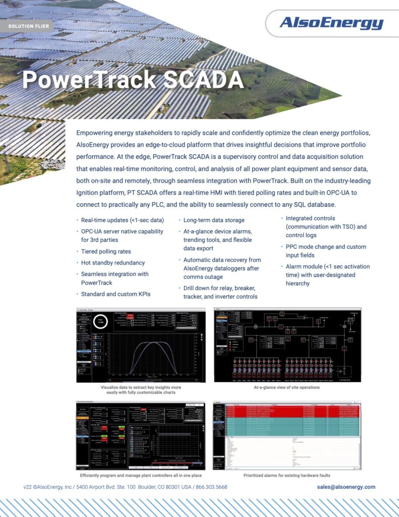 PowerTrack | One Application. All Users | AlsoEnergy
