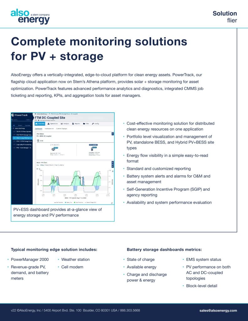 PowerTrack | One Application. All Users | AlsoEnergy