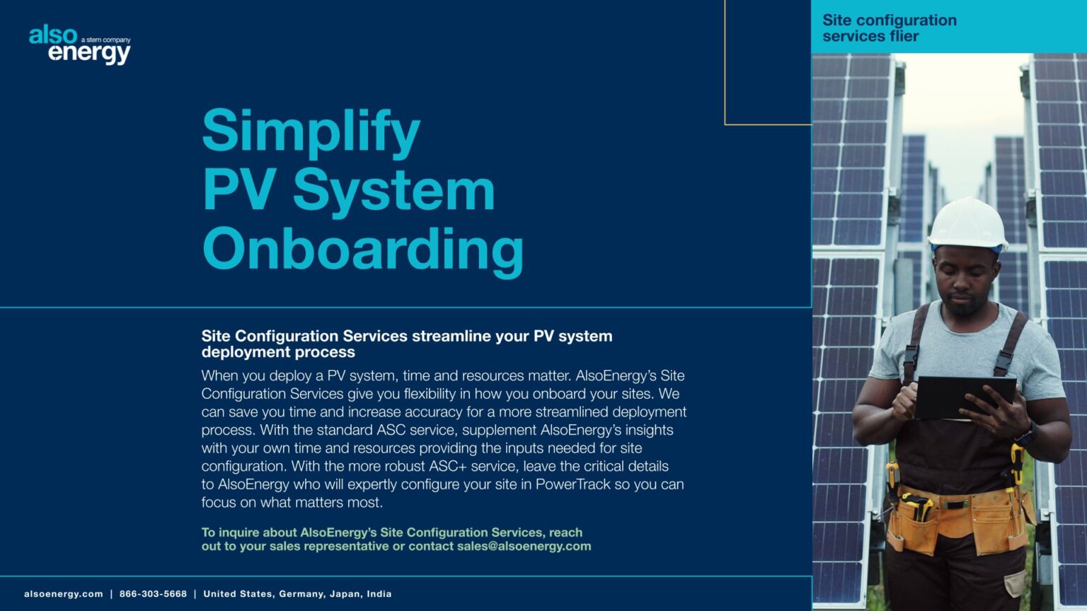 AlsoEnergy Fliers | Energy Empowered